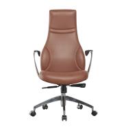 China Leather Swivel Modern Executive Chairs Synthetic Ergonomics 4D Padding For School for sale