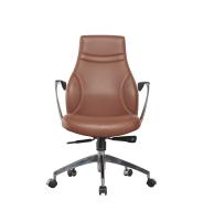 China Leather Swivel Modern Executive Chairs Synthetic Ergonomics 4D Padding For School for sale