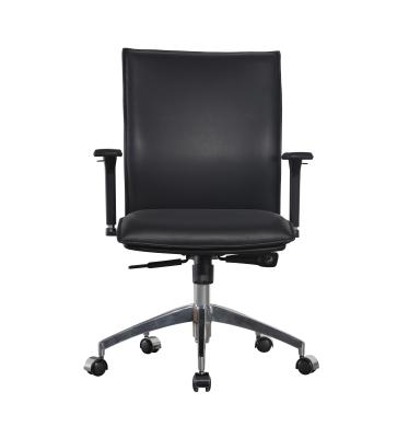 China 6020 Metal Real Leather Executive Office Executive Computer Chair Tilt Swivel 3D for sale