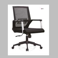 China Ergonomic medium back mesh  chair with fixed armrest，with Lumbar Support for sale