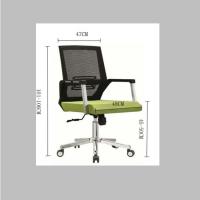 China Ergonomic medium back mesh  chair with fixed armrest，with Lumbar Support for sale