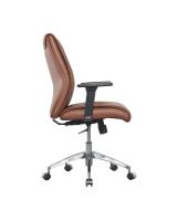 China Hot Sale Comfort Adjustable Seat Chair Office Aluminum Armrest  Office Chair for sale