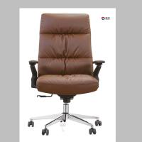 China high-back executive office chair PU leather chair with wheel for sale