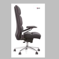 China high-back executive office chair PU leather chair with wheel for sale