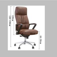 China high-back executive office chair PU leather chair with wheel for sale