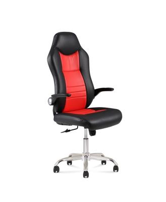 China White Leather Gaming Swivel Chairs Chromeds Led 3D Paddle Shift BIFMA for sale