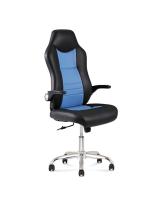 China White Leather Gaming Swivel Chairs Chromeds Led 3D Paddle Shift BIFMA for sale