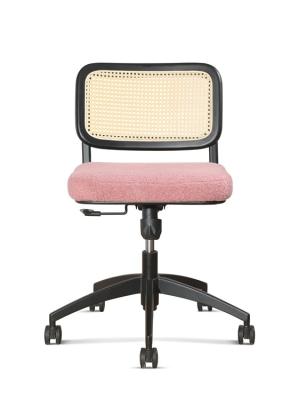 China Cane Executive Rattan Office Chairs 0.121CBM  PP Height Adjustment  For Home 360 Deg for sale