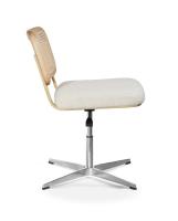 China 80 Cm Executive Rattan Office Chairs 0.092CBM 4D Adjust Pure White for sale