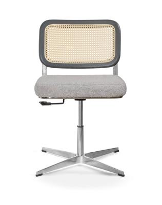 China 0.092CBM Rattan Task Modern Executive Desk Chair 70cm BIFMA for sale
