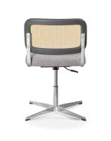 China 0.092CBM Rattan Task Modern Executive Desk Chair 70cm BIFMA for sale