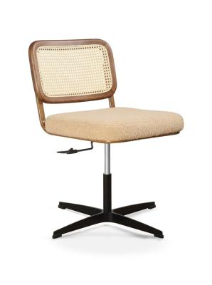 China 0.092CBM Wicker Rattan Desk Ergo Mesh Manager Chair 10.5kg For Staff for sale