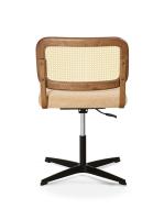 China 0.092CBM Wicker Rattan Desk Ergo Mesh Manager Chair 10.5kg For Staff for sale
