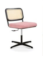 China 10.5kg Wicker Desk White Office Executive Chair 47CM Seat PP Rattan Studio for sale