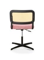China 10.5kg Wicker Desk White Office Executive Chair 47CM Seat PP Rattan Studio for sale