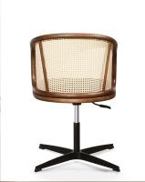 China 3D Adjustable Sophisticated Rattan Comfortable Executive Office Chair On Wheels 75cm for sale