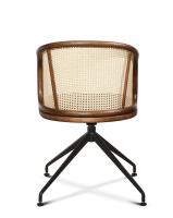 China Mid Back PU Rattan Office Chairs for sale