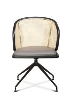 China Executive Office Guest Rattan Office Chairs PU Upholstery 70cm Adjustable 10.5 Kg for sale