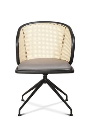 China Executive Office Guest Rattan Office Chairs PU Upholstery 70cm Adjustable 10.5 Kg for sale