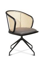 China Executive Office Guest Rattan Office Chairs PU Upholstery 70cm Adjustable 10.5 Kg for sale