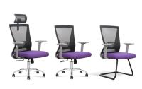 China Ergonomic Mesh Office Chair, High Back Desk Chair - Height Adjustment, tilt & swivel + height adjustable  lumbar support for sale