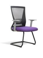 China Executive  Chairs Office Furniture, Metal Frame Breathable Mesh Upholstered Seat Guest Reception Visitors Meeting Chair for sale