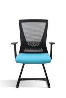 China Metal Frame Breathable Mesh Upholstered Seat Guest Reception Visitors Meeting Chair for sale