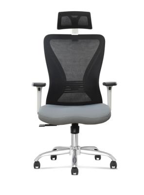China Executive Swivel Mesh Office Chair With Headrest 4h Cozy Adjustable 3d for sale