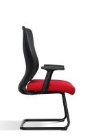China Metal Frame Desk Mesh Office Swivel Chair 0.178CBM Black Nylon 60cm for sale