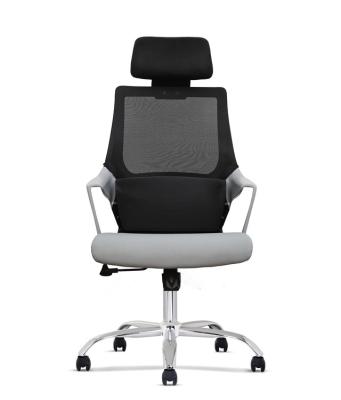 China Ergonomic Mesh Office Chair, High Back Desk Chair - Height Adjustment, tilt & swivel + height adjustable  lumbar support for sale