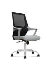China Mesh office chair mid-back PP office staff swivel chairs ergonomic executive office chair for sale