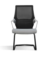 China Executive  Chairs Office Furniture, Metal Frame Breathable Mesh Upholstered Seat Guest Reception Visitors Meeting Chair for sale