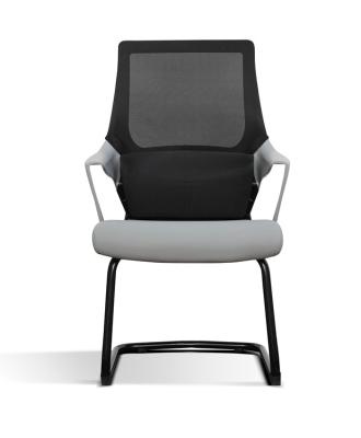 China Executive  Chairs Office Furniture, Metal Frame Breathable Mesh Upholstered Seat Guest Reception Visitors Meeting Chair for sale