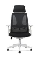 China NS Office Rotating Mesh Office Swivel Chair 28 Kg Nylon Armrest for sale