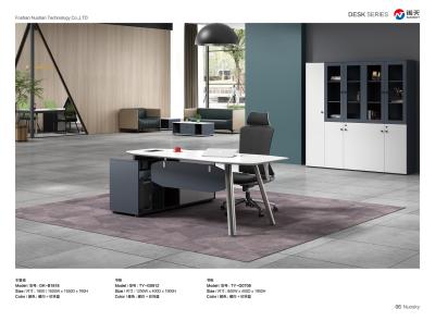 China Modern Executive Office Desks Furniture 1800W X 1550D X 760H Mm 70kgs SGS for sale