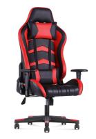 China 300lb Revolving Gaming Swivel Chairs 5D Paddle Shift For Back Pain PC Leather PU for sale