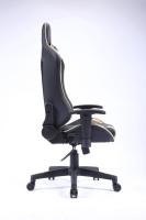 China Executive Swivel Tilt Black And Gold Executive Chair Massage 0.169CBM 84 X 65 X 31MM Lumbar Support for sale