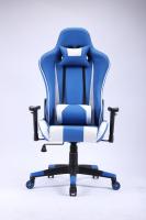 China Blue Ergonomic Gaming Swivel Chairs  0.169CBM Revolving Chair Back Support  Aluminium Base for sale