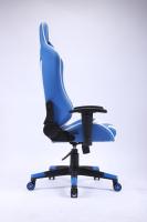 China Blue Ergonomic Gaming Swivel Chairs  0.169CBM Revolving Chair Back Support  Aluminium Base for sale