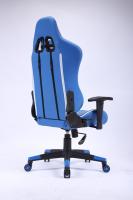 China Blue Ergonomic Gaming Swivel Chairs  0.169CBM Revolving Chair Back Support  Aluminium Base for sale