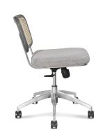 China Cane Executive Rattan Office Chairs 0.121CBM  PP Height Adjustment  For Home 360 Deg for sale