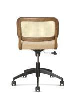 China Cane Executive Rattan Office Chairs 0.121CBM  PP Height Adjustment  For Home 360 Deg for sale