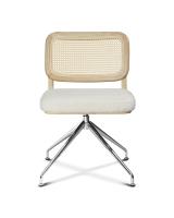 China 0.099CBM White Executive Desk Rattan Computer Chair 72 X 30 X 50 Cm 4 STAR for sale