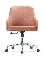 China Green Task Ergo Executive Office Chair Lumbar Support Brown BIFMA ODM for sale
