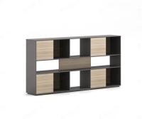China 79 Kg 0.13CBM Modern Office Bookcases Home Office Bookshelves Wardrobe Display Cabinet OEM for sale
