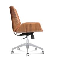 China Bedroom Lobby Hotel Desk Chairs 0.225CBM 360 Deg Mid Back Leather Upholstery for sale