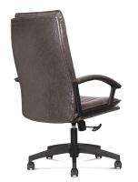 China High Back Leather Office Swivel Chairs 3d Base 2.5mm Mechanism BIFMA for sale