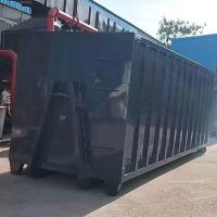 China Carbon Steel Hook Lift Bin Industrial Roll On Roll Off Skip Outdoor Truck Scrap Containers for sale
