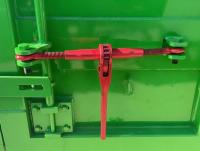 China Heavy Duty Roll On Roll Off Dumpster 3000L Capacity Simplify Outdoor Waste Disposal for sale