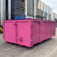China Reinforced Cor Ten Steel Roro Bin Roll Off Dumpster For Agriculture Demolition Coastal Waste Handling for sale
